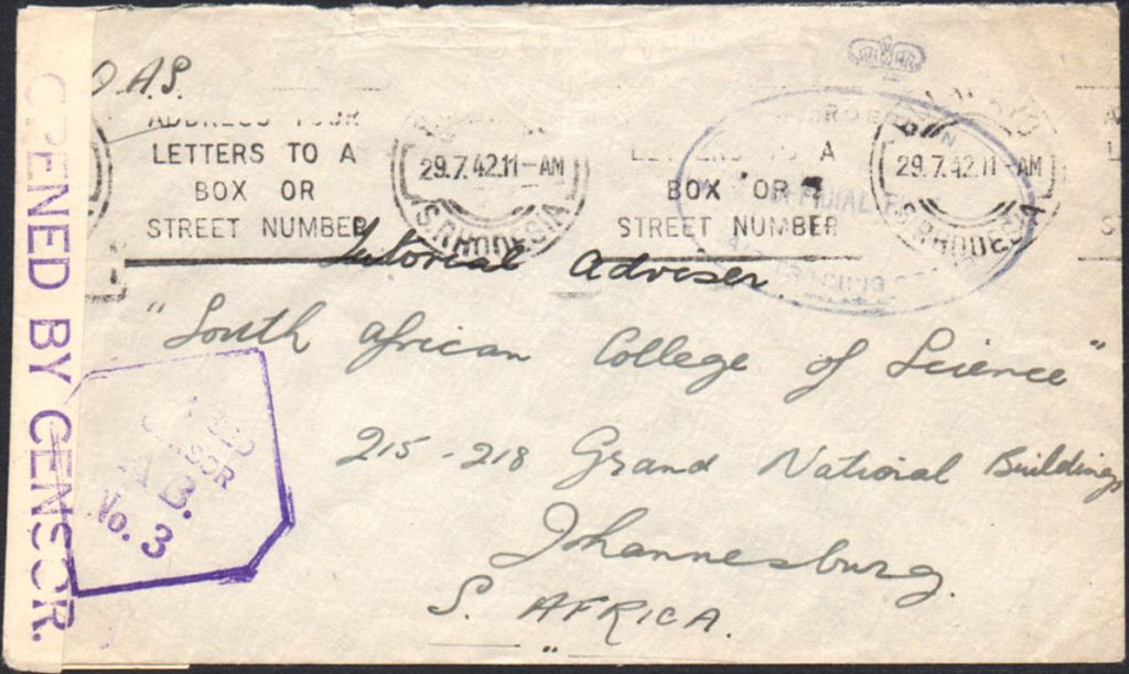 Southern Rhodesia Postal History – AfricaStamps.co.uk
